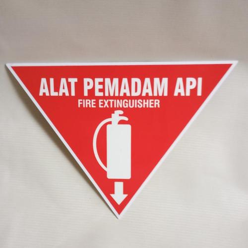 Jual AKRILIK TANDA APAR | AKRILIK ALAT PEMADAM API RINGAN | SEGITIGA ...