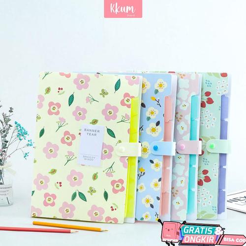 Jual Map folder A4 tempat penyimpan kertas harmonika cute/ Expanding ...