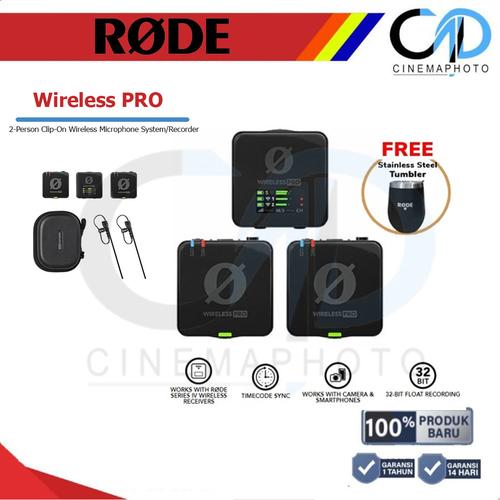 Jual RODE Wireless PRO 2-Person Clip-On Wireless Microphone System ...