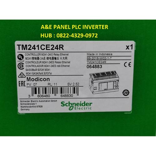 Jual PLC SCHNEIDER Modicon TM241CE24R TM241 CE24R Relay ethernet - Kota ...