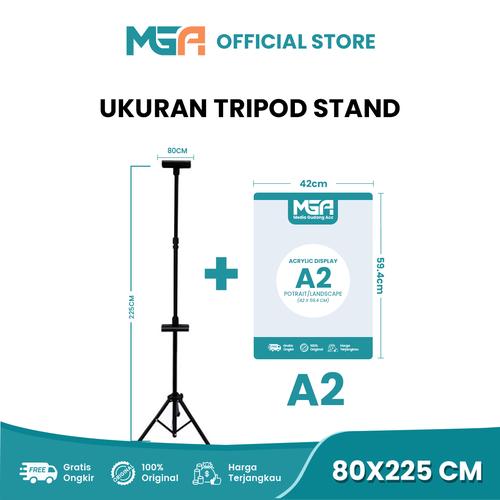 Promo TRIPOD BANNER / STAND DISPLAY / TIANG IKLAN BARCODE DISPLAY ...