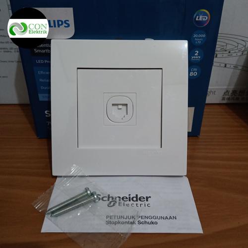 Jual Stop kontak VIVACE schneider outlet telpon KB31TS made in Vietnam ...