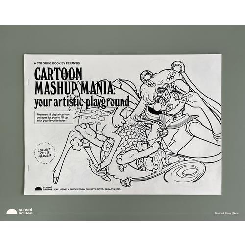 Jual CARTOON MASHUP MANIA: Your Artistic Playground (Coloring Book ...