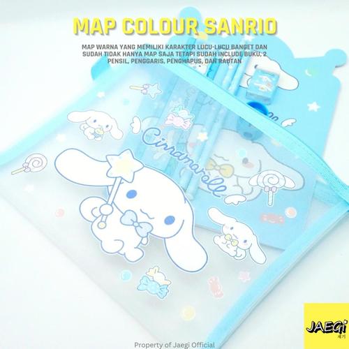 Jual JAEGi - Map Berkas Zipper Mika Model Cinnamoroll Kuromi Purin And ...