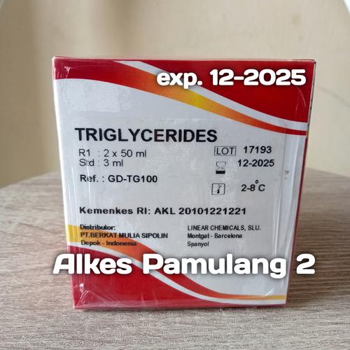 Jual reagen triglycerides - TG Trigliserida 2x50 ml glory diagnostics - Merk Faslab - Kota ...