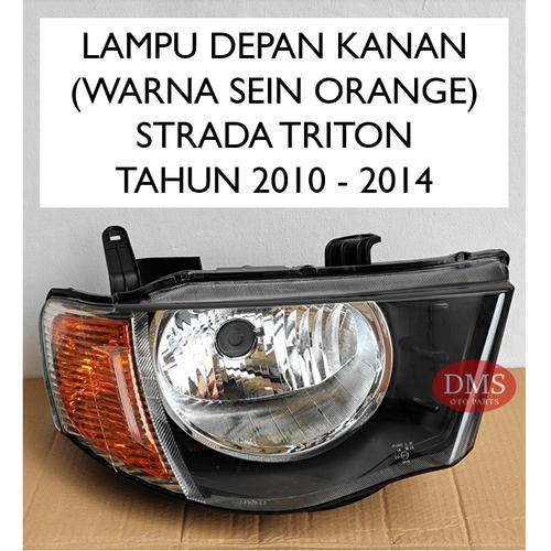 Jual LAMPU DEPAN TRITON 2010 - 2014 WARNA SEIN ORANGE HEAD LAMP LAMPU ...