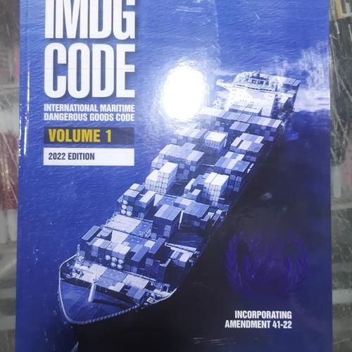 Jual Buku IMDG CODE Vol.1 & 2 2022 , isi hvs hitam putih, jilid soft ...
