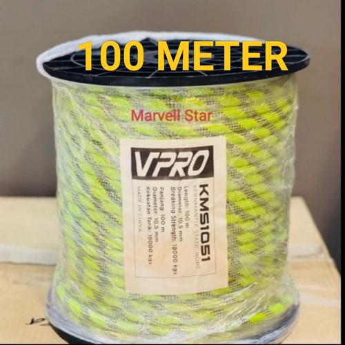 Jual TALI KARMANTEL STATIC 10,5 MM X 100 METER BERKUALITAS- VPRO ...