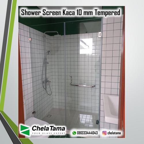 Jual Pintu Kaca Kamar Mandi 10 mm Tempered Shower Box - Swing ...