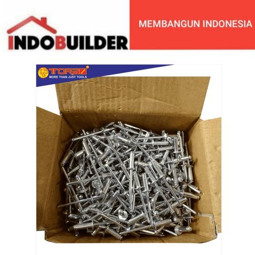 Jual TORA PAKU RIVET BR540 4 MM X 10 MM PER BOX ISI 1000 PCS /BLIND ...