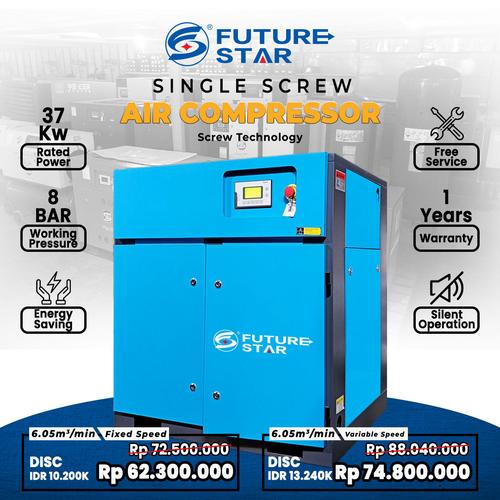 Jual Kompresor Screw 50 Hp Biasa/Kompresor Angin Screw Listrik 37 Kw ...