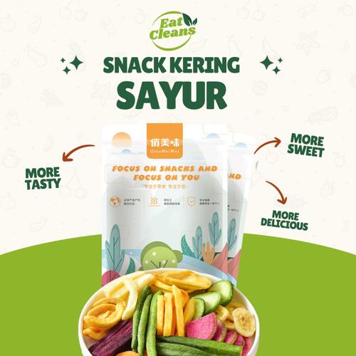 Jual Snack Sayur Buah Kering Camilan Diet Sehat Dried Vegetable Mix ...