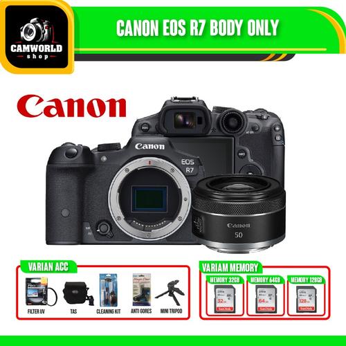Jual Canon EOS R7 Body Only Mirrorless Camera EOS R 7 BO - PAKET A ...