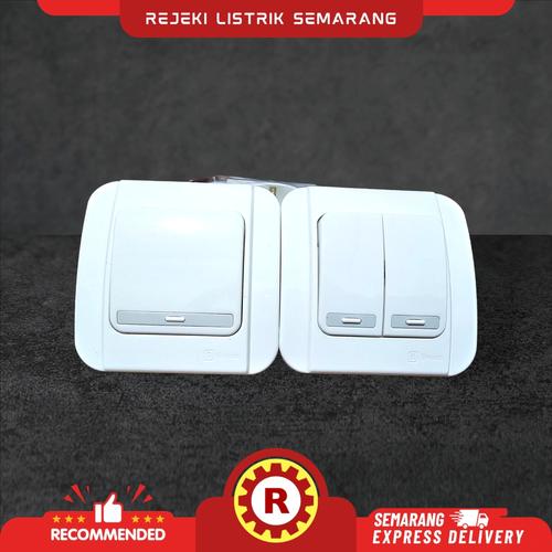 Jual SAKLAR BROCO MODEL GALEO ENGKEL DAN SERI, SAKLAR MODERN WARNA ...