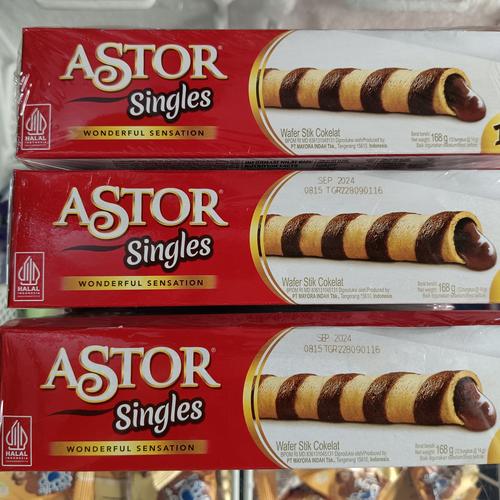Jual Wafer Astor Single Coklat 1 Pack - Kab. Bogor - GwenOnline | Tokopedia