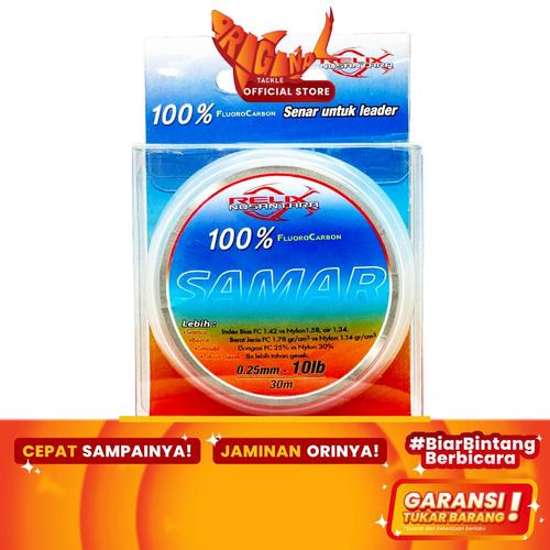 Jual Senar Leader RelixNusantara Samar Fluorocarbon 30m 0.18 sd 0.60 ...