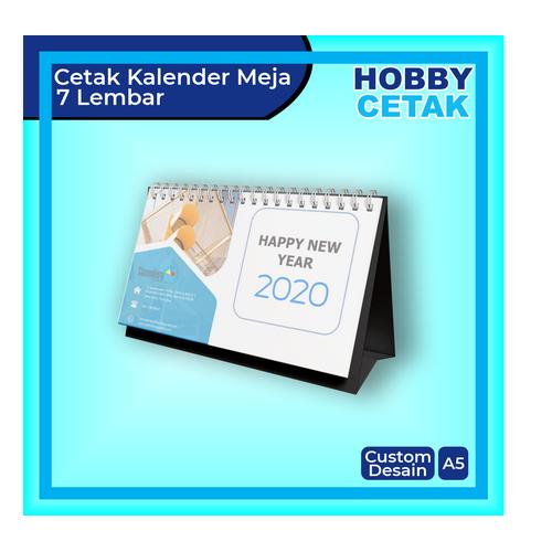 Jual Cetak Kalender Meja Custom Desain (cover + isi kalender 7 lembar ...
