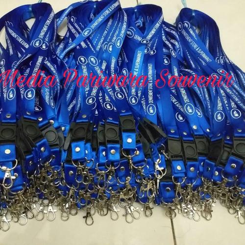 Jual [tali custom logo] tali name tag / tali lanyard / tali id card ...