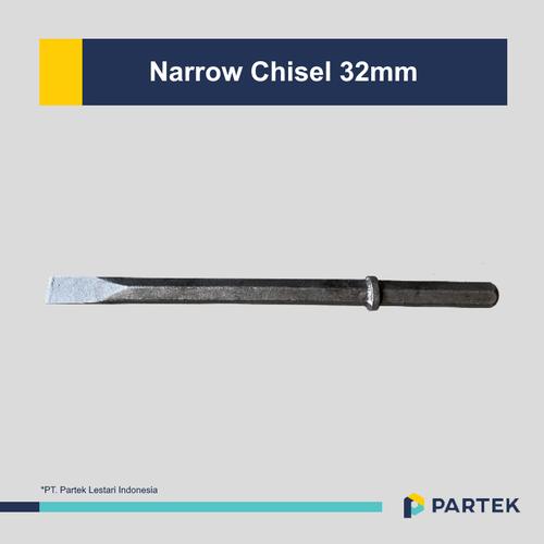 Jual Chisel Mata Pisau Jack hammer TPB 60 Narrow Chisel HEX 32 mm x 580 ...
