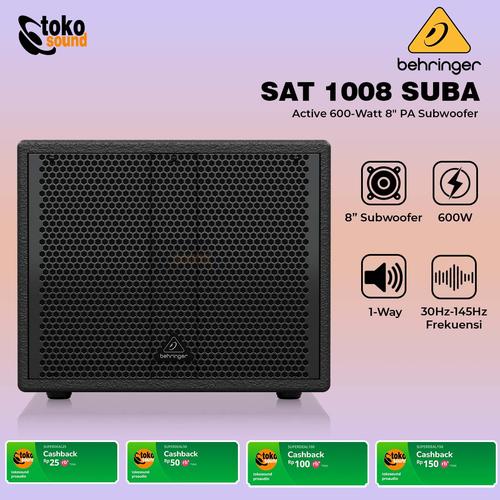 Jual Behringer SAT1008 SUBA SAT 1008 SUBA - 8 Inch Active Subwoofer ...