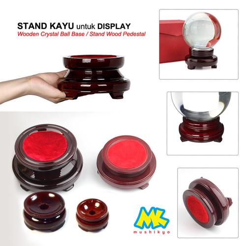 Jual Stand Kayu untuk Display Bola Kristal Batu Mulia - 6.5 CM - Kota ...