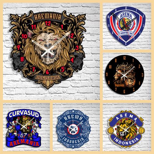 Jual Jam Dinding Bola Arema Indonesia Poster Aremania aremanita - 1 ...