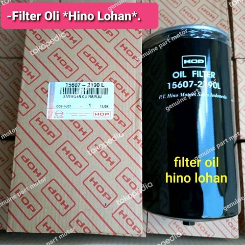 Jual FILTER OLI/SARINGAN OLI HINO LOHAN HINO 500 ASLI ORIGINAL ...