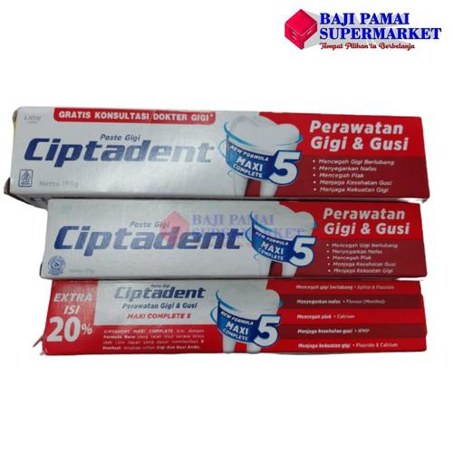 Jual Ciptadent Pasta Gigi Maxi Complete - 120gr - Kota Makassar - BAJI ...
