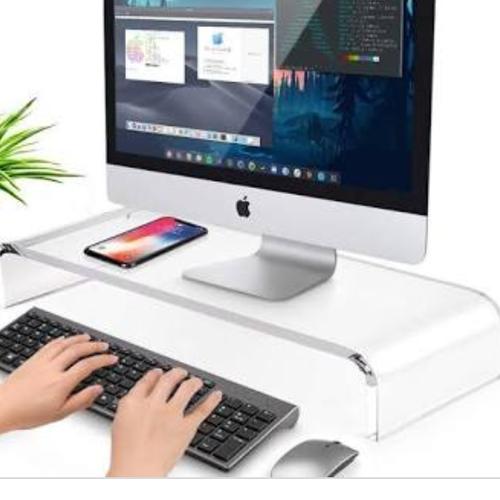 Jual akrilik meja 8mm komputer layar monitor table penyangga dudukan ...