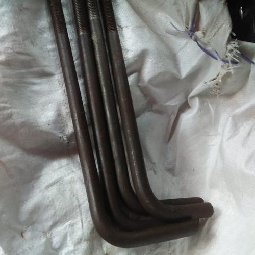 Jual angkur L baja m28 x 400mm x 100mm drat 100mm mutu 8.8 plus 2mur ...