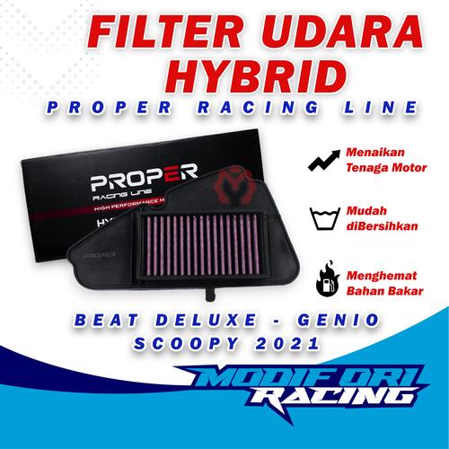 Promo BEAT DELUXE - GENIO Filter Udara Proper Hybrid Filter Udara ...