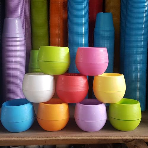 Jual POT BUNGA MINI MOTIF BOLA WARNA WARNI 9 CM - Kota Tangerang ...