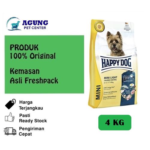Jual Happy Dog Mini Fit & Vital Adult Light Low Fat 4kg - Promo Price ...