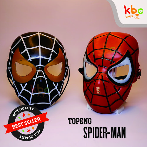 Jual Mainan Anak Topeng Spiderman Action Figure Ready Warna Merah Dan ...