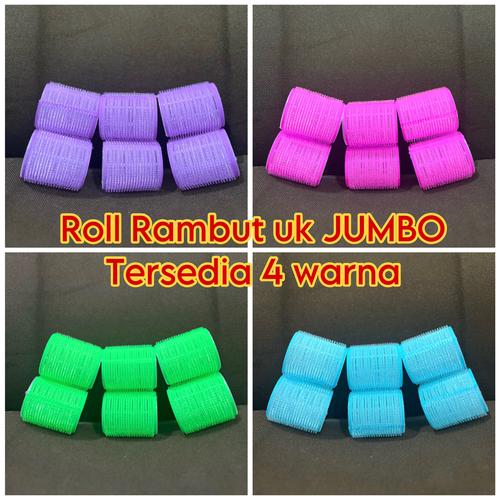 Jual Roll Rambut Jumbo UK 5 CM / Roll Poni / 1pcs / 6pcs - 6 pcs ...
