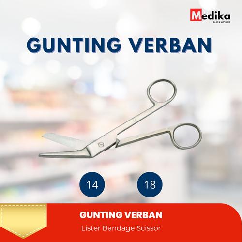 Jual Gunting Verban / Gunting Plaster / Lister Bandage Scissor - 18cm ...