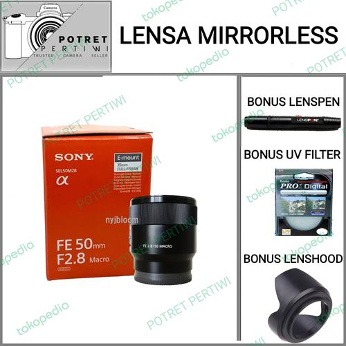 Jual SONY FE 50MM F2.8 MACRO / LENSA SONY FULL FRAME 50MM F2.8 MACRO ...