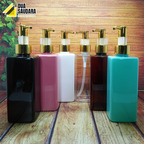 Jual BOTOL PUMP 250ML KOTAK VARIAN WARNA TUTUP PUMP CLIP GOLD - Ping - Kota Bekasi - DUA SAUDARA ...