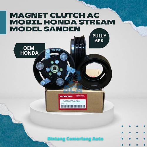 Jual Magnet Clutch AC MOBIL Magnit Magnetic Honda Stream Sanden 1.7 ...