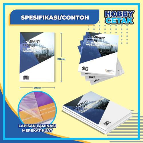 Jual Cetak Buku Majalah Katalog Company Profile Ukuran A4 Jilid Buku ...