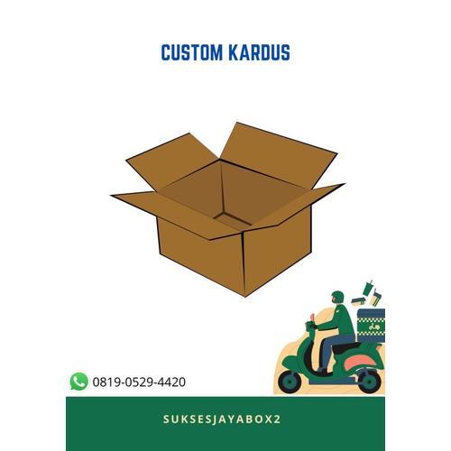 Jual Custom Dus Packaging Standar Double Wall Polos - Jakarta Barat ...