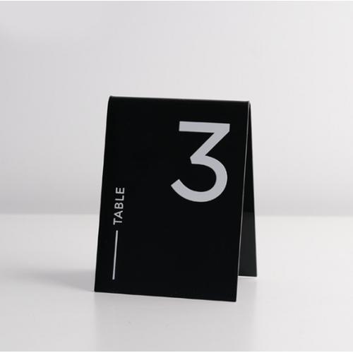 Jual Nomor Meja Akrilik Table Number Nomer Coffee Acrylic Stand ...