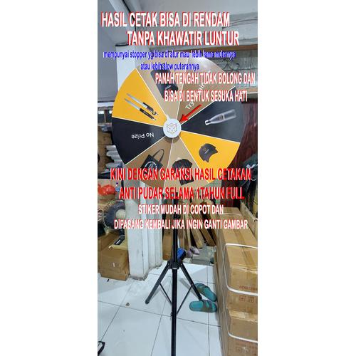 Jual Roda undian / roda keberuntungan / wheel of fortune CUSTOM TULISAN ...