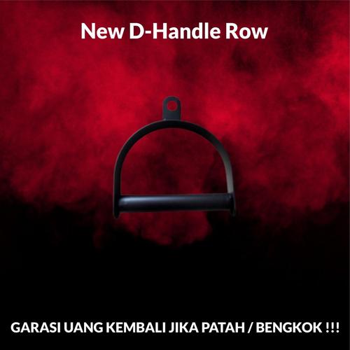 Jual D handle Tricep Grips Gym Exercise Handles Pull Down Cable Machine ...