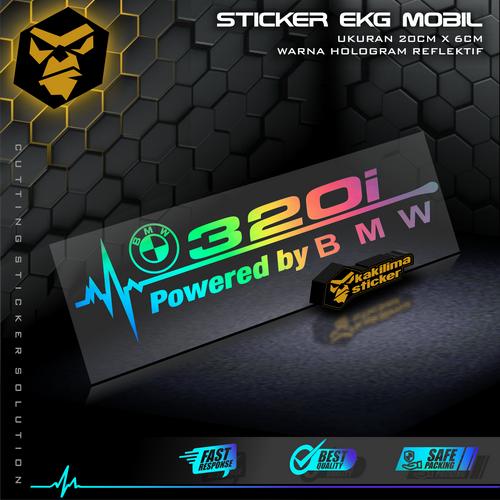 Jual Sticker EKG Logo Mobil BMW. 320i, 325i,330i,520i. Sticker Logo ...