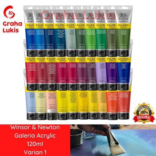 Jual Galeria Acrylic Winsor & Newton 120ml - Powder Blue - Kota Bandung ...