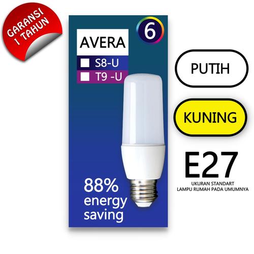 Jual Bohlam Lampu LED STICK E27 Putih Kuning Garansi 1 Tahun - 6 Watt ...