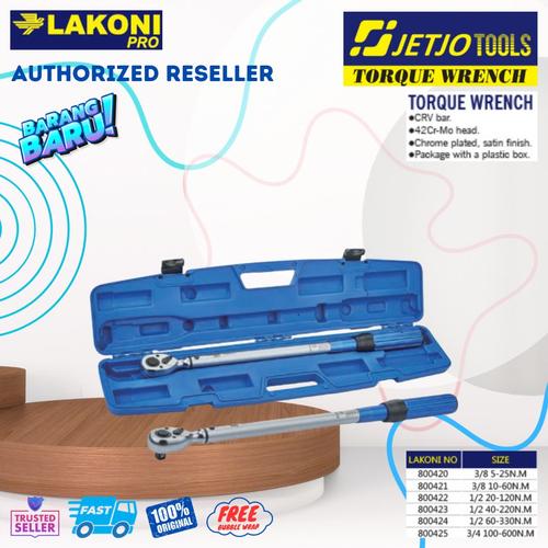 Jual GKS Jetjo Tools Lakoni Pro 800422 Torque Wrench Kunci Momen Torsi ...