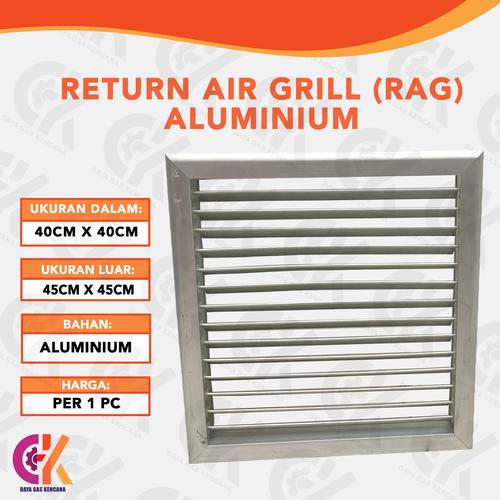 Jual Return Air Grill RAG Ventilasi AC Ukuran Dalam 40cm x 40cm ...