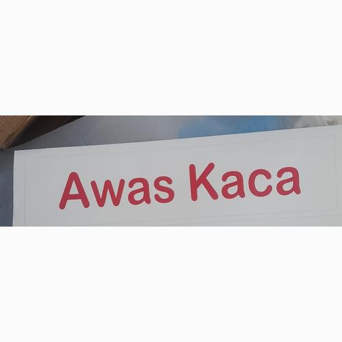 Jual stiker tanda tulisan awas kaca t10cm - Kota Surabaya - Piramida ...